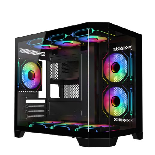 Jual VBR Z77 Casing Komputer Gaming M-ATX Asthetic Dual Chamber ...