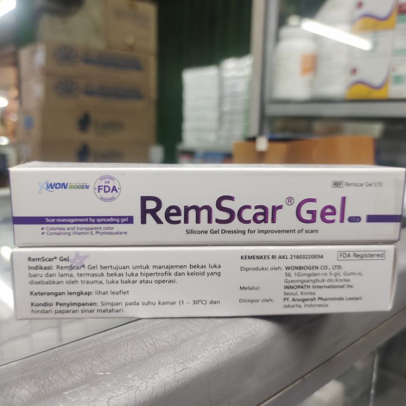 Jual RemScar Gel 15g penghilangan bekas luka dan keloid | Shopee Indonesia