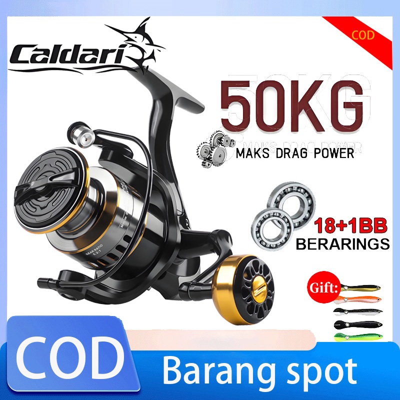 Jual Indonesia Spot fishing reel Spinning Reel+PancingTetapkan ...