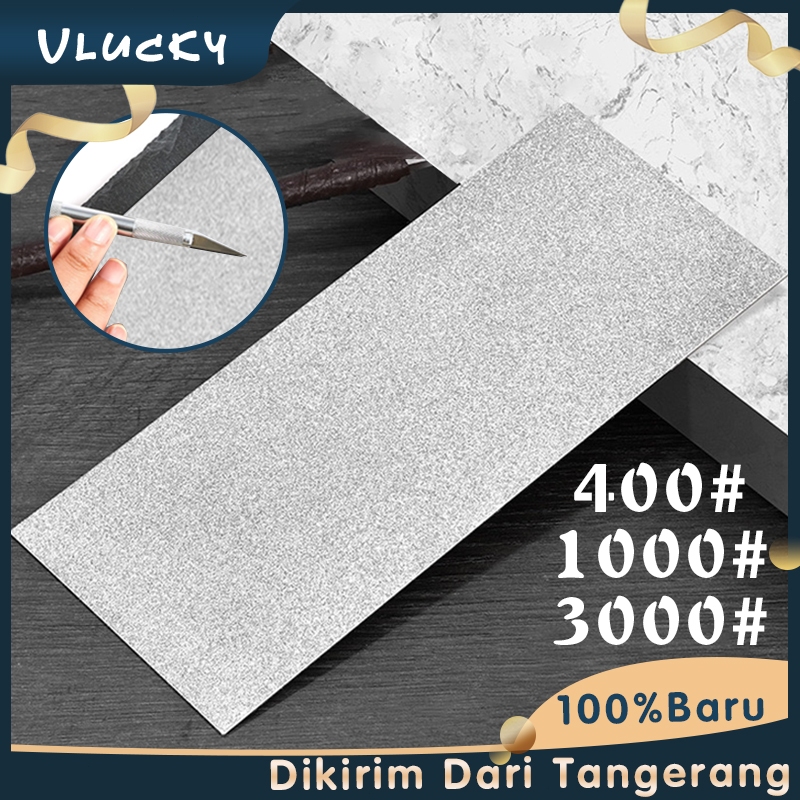 Jual Batu Pengasah Diamond 400#/1000#/3000# Plat Pengasah Pisau Batu ...