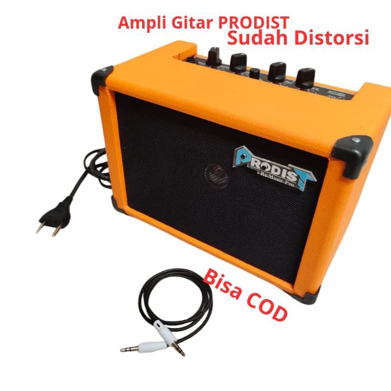 Jual Ampli Gitar Listrik - Ampli Gitar Mini 4 Inch Sudah Distorsi+Aux ...