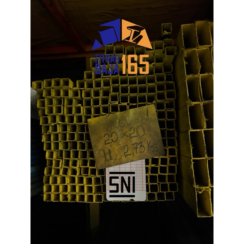 Jual Besi Holo / Hollow Hitam 20x20 | Shopee Indonesia