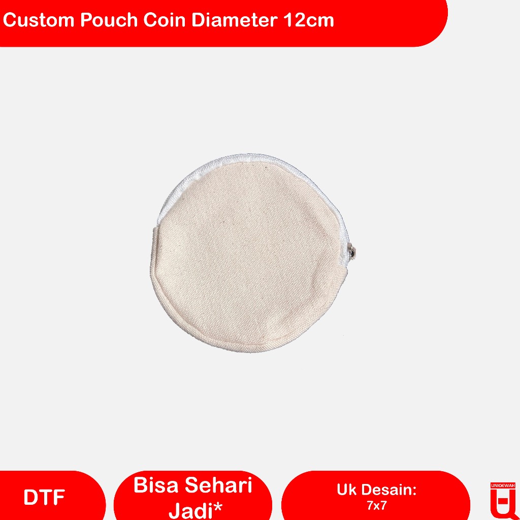 Jual Sablon Dompet Pouch/ Custom Dompet Pouch Pouch Coin | Shopee Indonesia