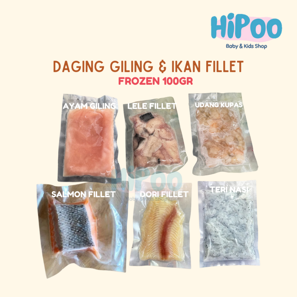 Jual Daging Ikan Fillet Frozen 100gr - Ikan Teri Nasi Salmon Fillet ...