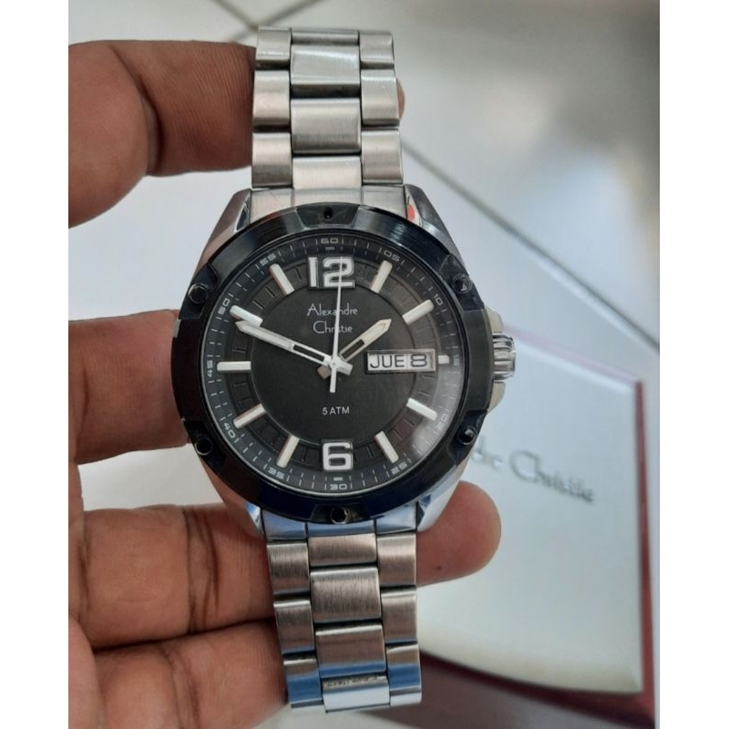 Jual Jam tangan pria ac original rantai tahan air mulus | Shopee Indonesia