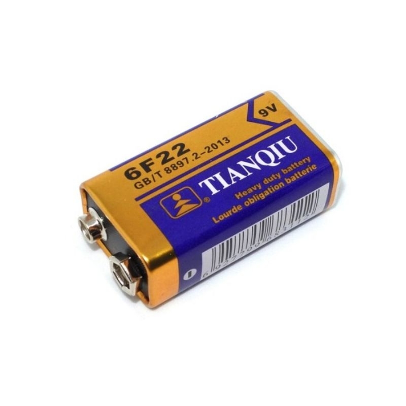 Jual Baterai Segi Petak 9V 1604E 6F22 Untuk Mic Arduino 9 Volt | Shopee ...