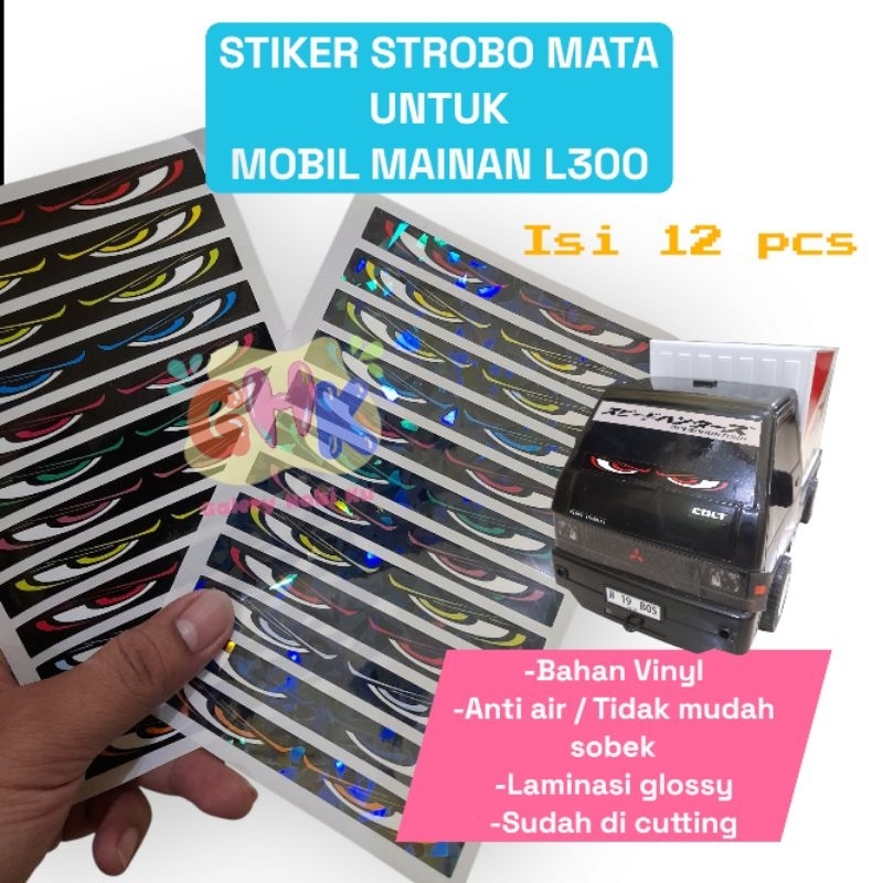 Jual Stiker Model Mata untuk Mobil Mainan L300 | Shopee Indonesia