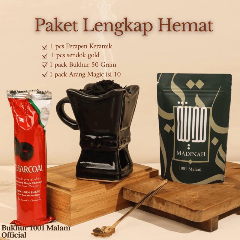 Jual Bukhur arab wangi tahan lama paket lengkap dan tempat bukhur ...