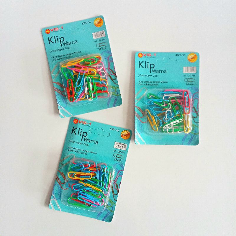 Jual Penjepit Kertas Segitiga Paper Clip Trigonal Klip VIS-1 KPW-30 ...