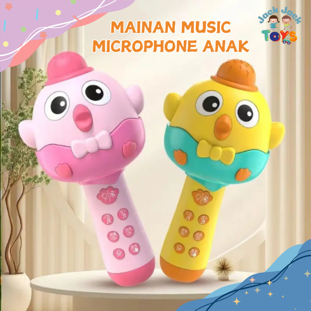 Jual Jackjacktoys Mainan Musik Edukasi Stick Musik Microphone Anak ...