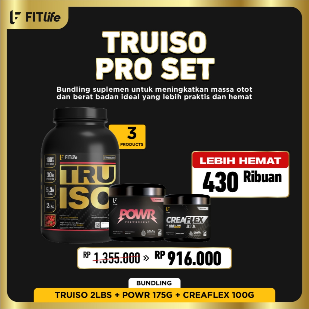 Jual (BUNDLE) FITlife TRUISO PRO SET | Shopee Indonesia