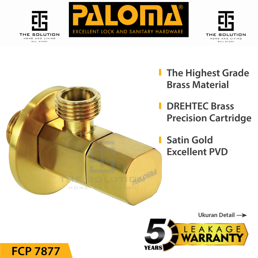 Jual Keran Stop Valve PALOMA FCP 7877 Keran Toilet WC Jet Shower Valve ...