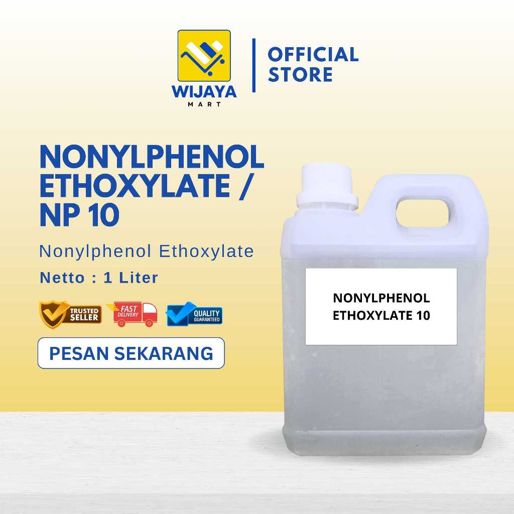 Jual NP10 | NP 10 | NonylPhenol Ethoxylate10 | Emulsifier - 1 LITER ...