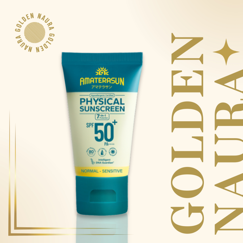 Jual AMATERASUN [REAL SPF Certified] Physical Sunscreen SPF 50+ PA++++ 30 ml | Shopee Indonesia
