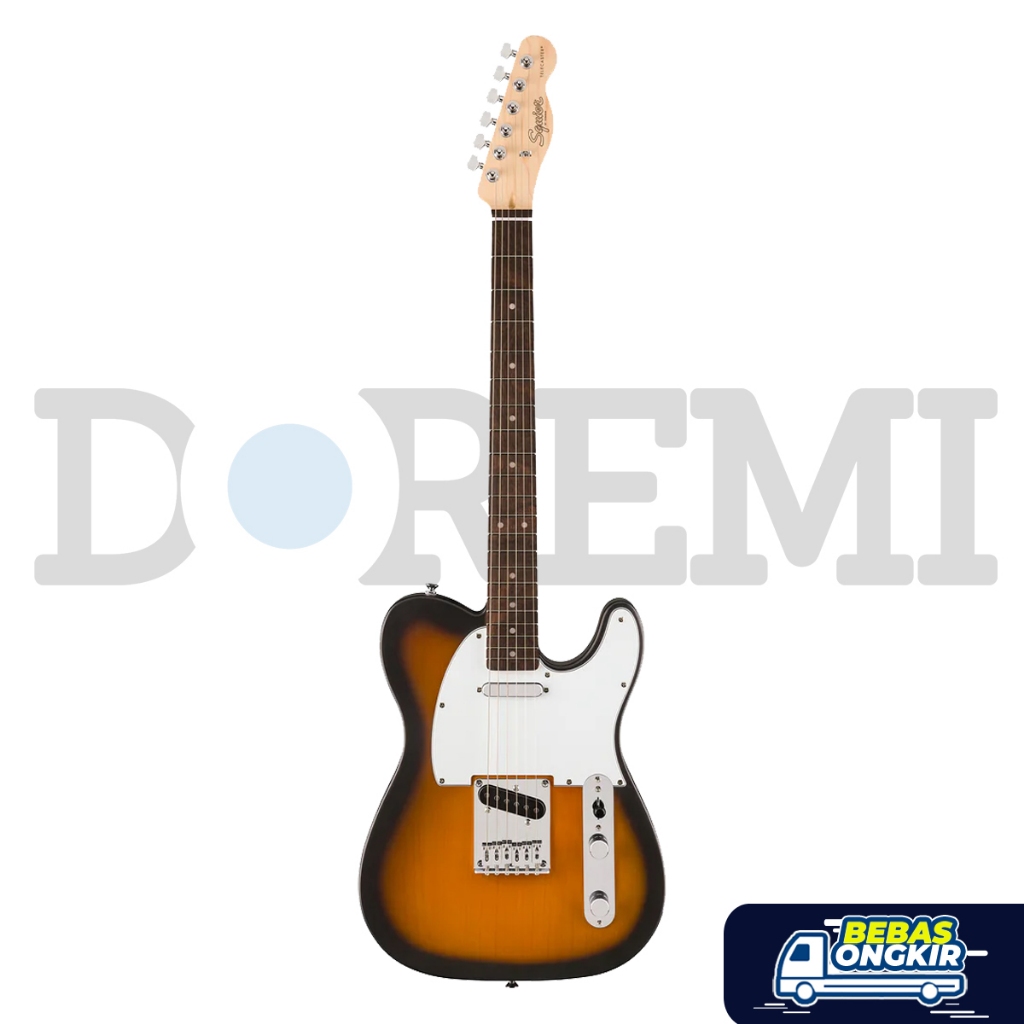 Jual Squier Debut Series Telecaster Electric Guitar, 2-Colour Sunburst / Black / Dakota Red ...