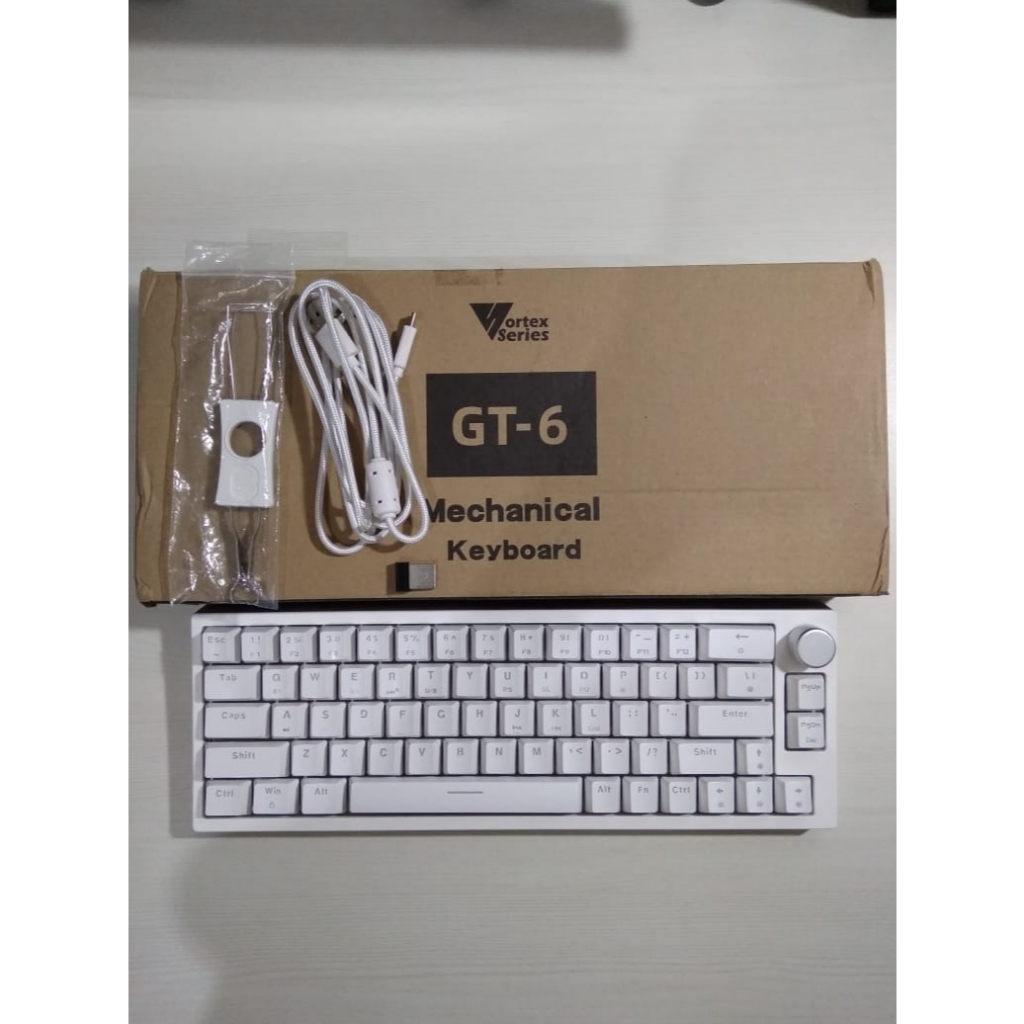 Jual VortexSeries GT-6 / Vortex GT6 Wireless Keyboard Fullset | Shopee ...