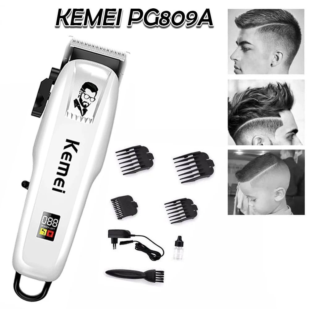 Jual Alat Cukur Rambut Kemei KM PG809A Hair Clipper Professional Alat Cukur Rambut System Charge ...