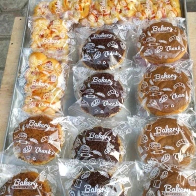 Jual Plastik OPP Roti Motif (BAKERY) isi 100pcs | Shopee Indonesia