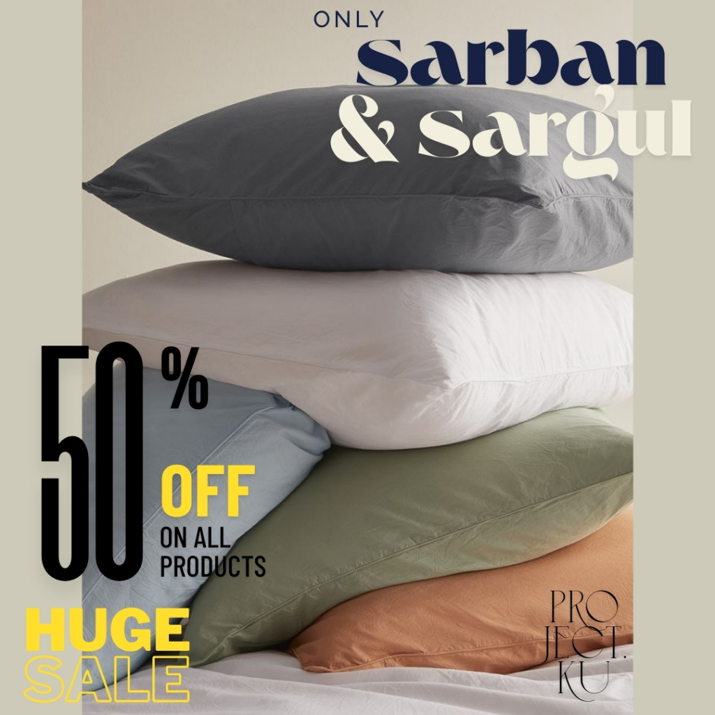 Jual Sarban Sargul Polos Aesthetic Ukuran 60x45 Standar | Shopee Indonesia