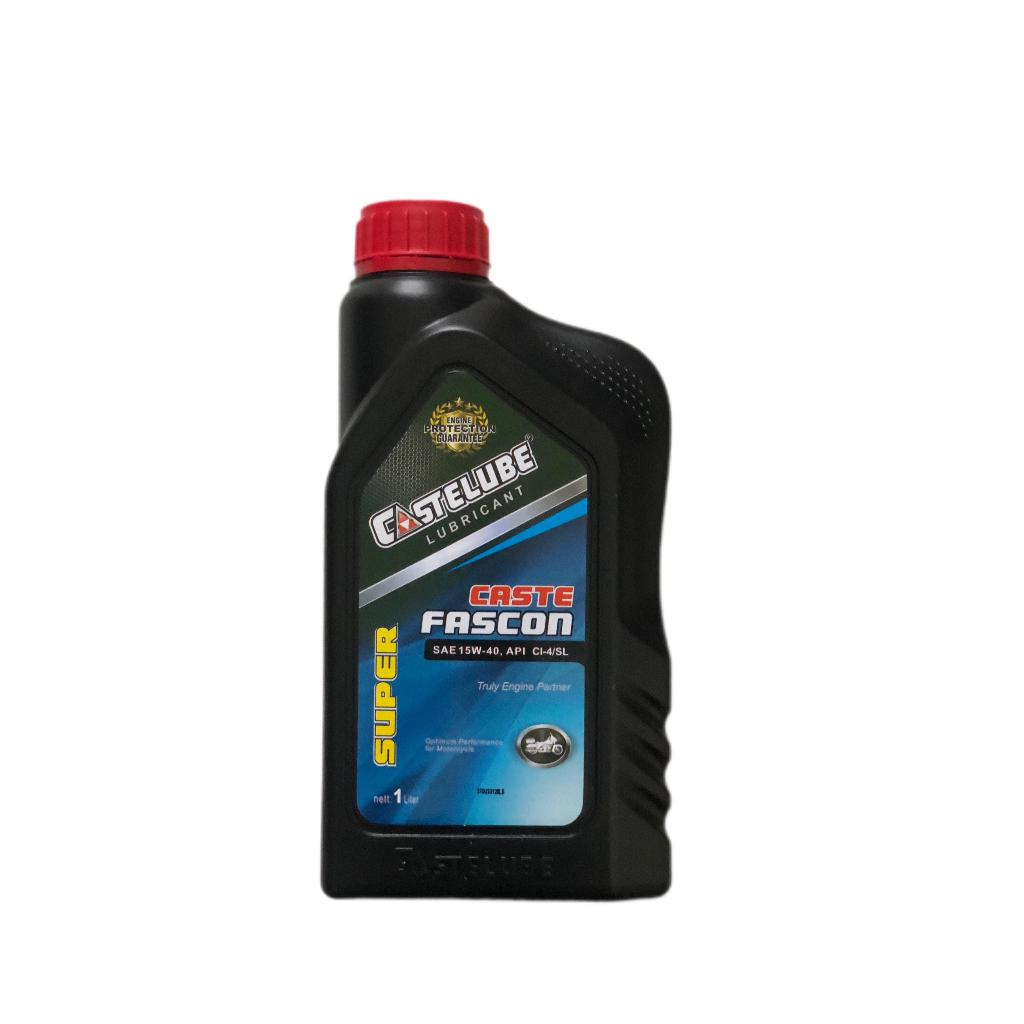 Jual Castelube Fascon OLI MOTOR 1 LITER 15W40 API SL/CF KEMASAN BARUU ...