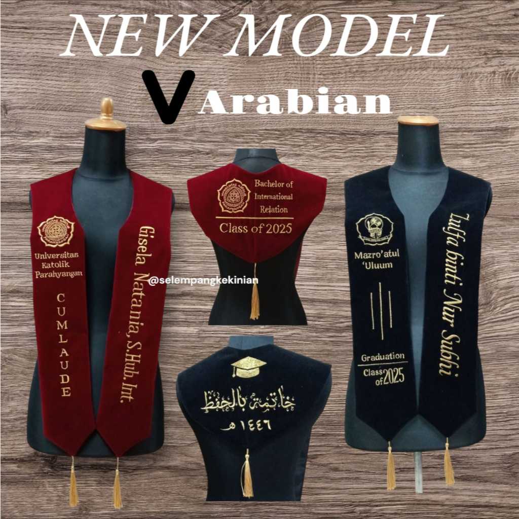 Jual New!! Selempang Model V Arabian/ Desain Custom | Shopee Indonesia