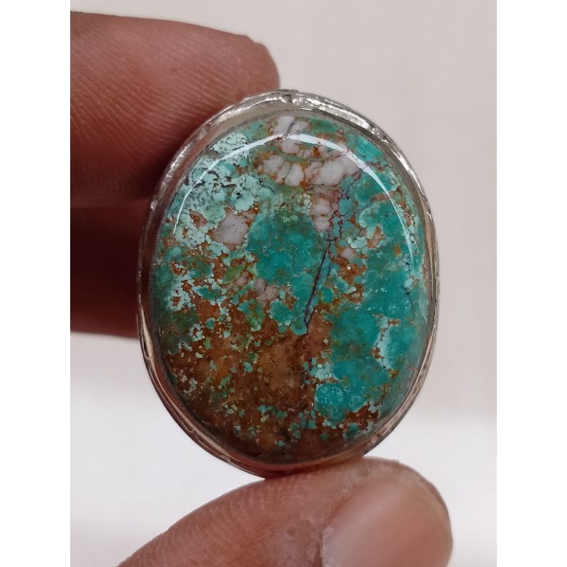 Jual Batu Akik Pirus Persia Padas Kristal | Shopee Indonesia