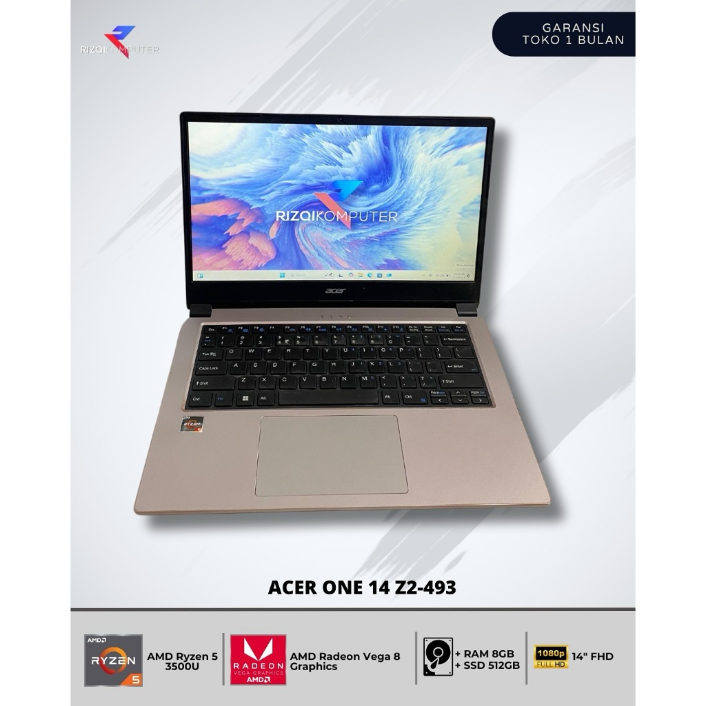 Jual Acer One 14 Z2-493 AMD Ryzen 5 3500U Ram 8GB SSD 512GB sbaya | Shopee Indonesia