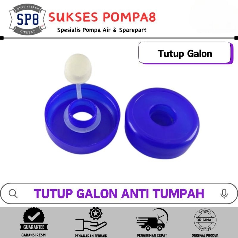 Jual Tutup Galon Dispenser 2pcs / Tutup Galon Anti Tumpah Food Grade ...