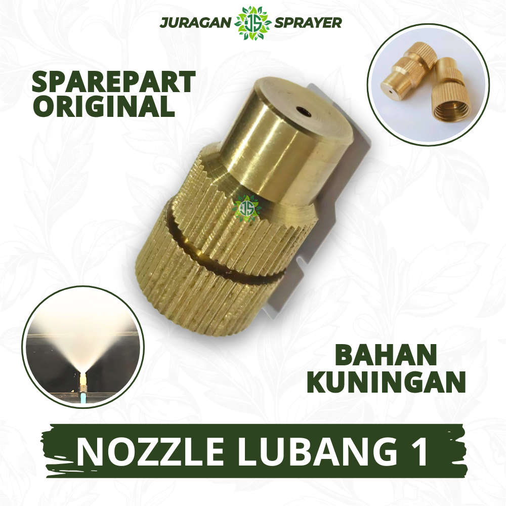 Jual NOZZLE KUNINGAN 1 LUBANG SPRAYER ELEKTRIK | SPUYER KUNINGAN ...