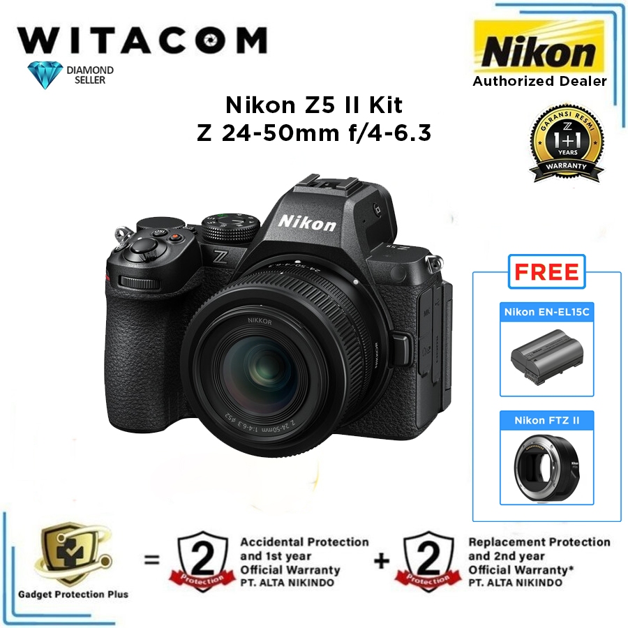 Jual Nikon Z5 II / Z5II / Z5 Mark II Kit NIKKOR Z 24-50mm f/4-6.3 ...