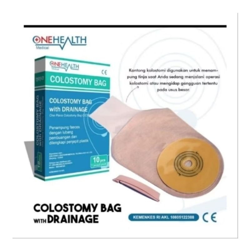 Jual PER BOX ISI 10 Colostomy Bag Onehealth/Kantong Kolostomi Onehealth ...