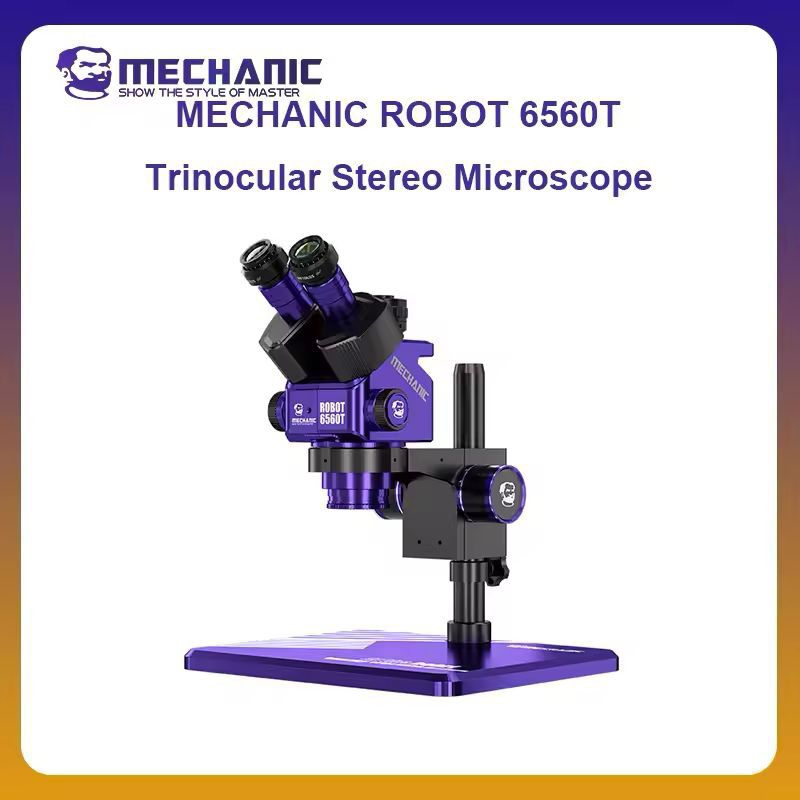 Jual MICROSCOPE STEREO MECHANIC ROBO 6560T-B11 TRINOCULAR ORIGINAL ...