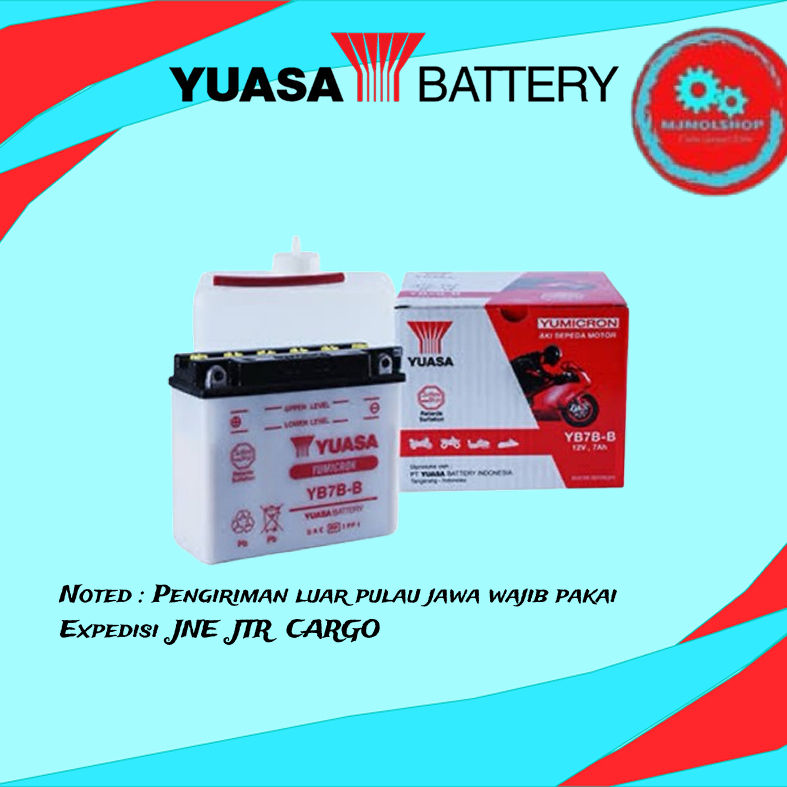 Jual Aki Yuasa YB7B-B Motor Honda Tiger Yamaha Nouvo Yamaha Scorpio | Shopee Indonesia