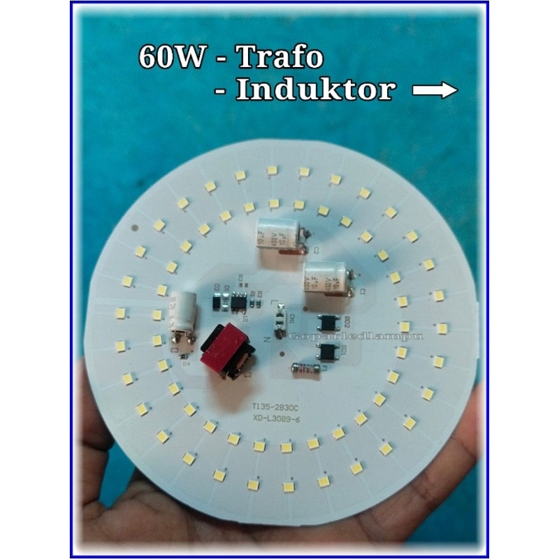 Jual Pcb led Ac 60 watt Travo, Induktor D.130mm | Shopee Indonesia