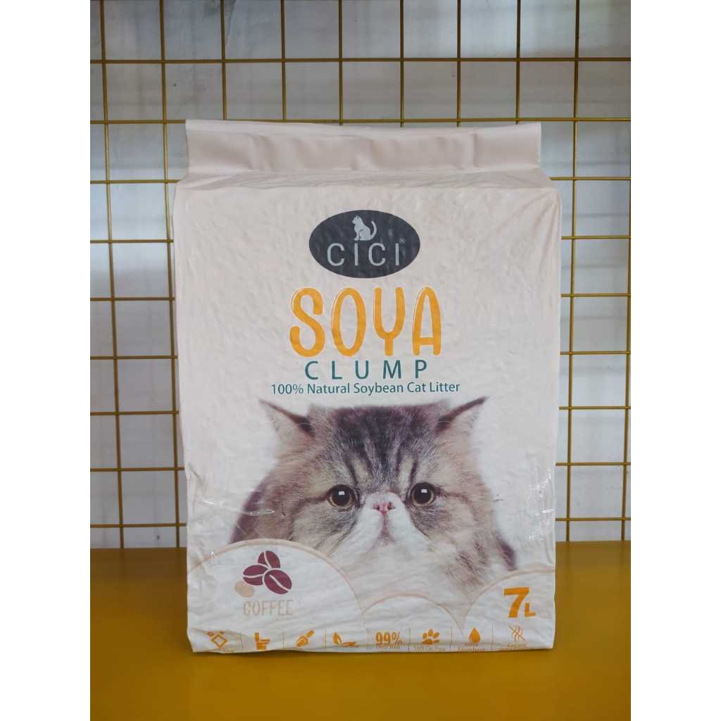Jual Cici Tofu Soya Clump 7L (Cat Litter) | Shopee Indonesia