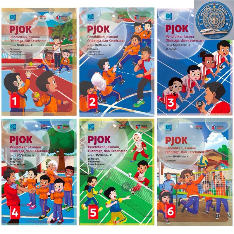 Jual GRAFINDO PJOK SD/MI KELAS 1 2 3 4 5 6 KURIKULUM MERDEKA REVISI | Shopee Indonesia