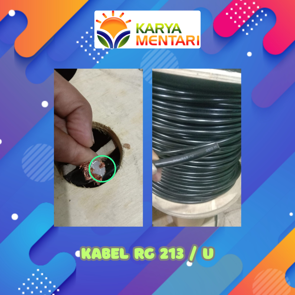 Jual Kabel RG-213/U Mirip RG8 dengan Inner Serabut | Shopee Indonesia