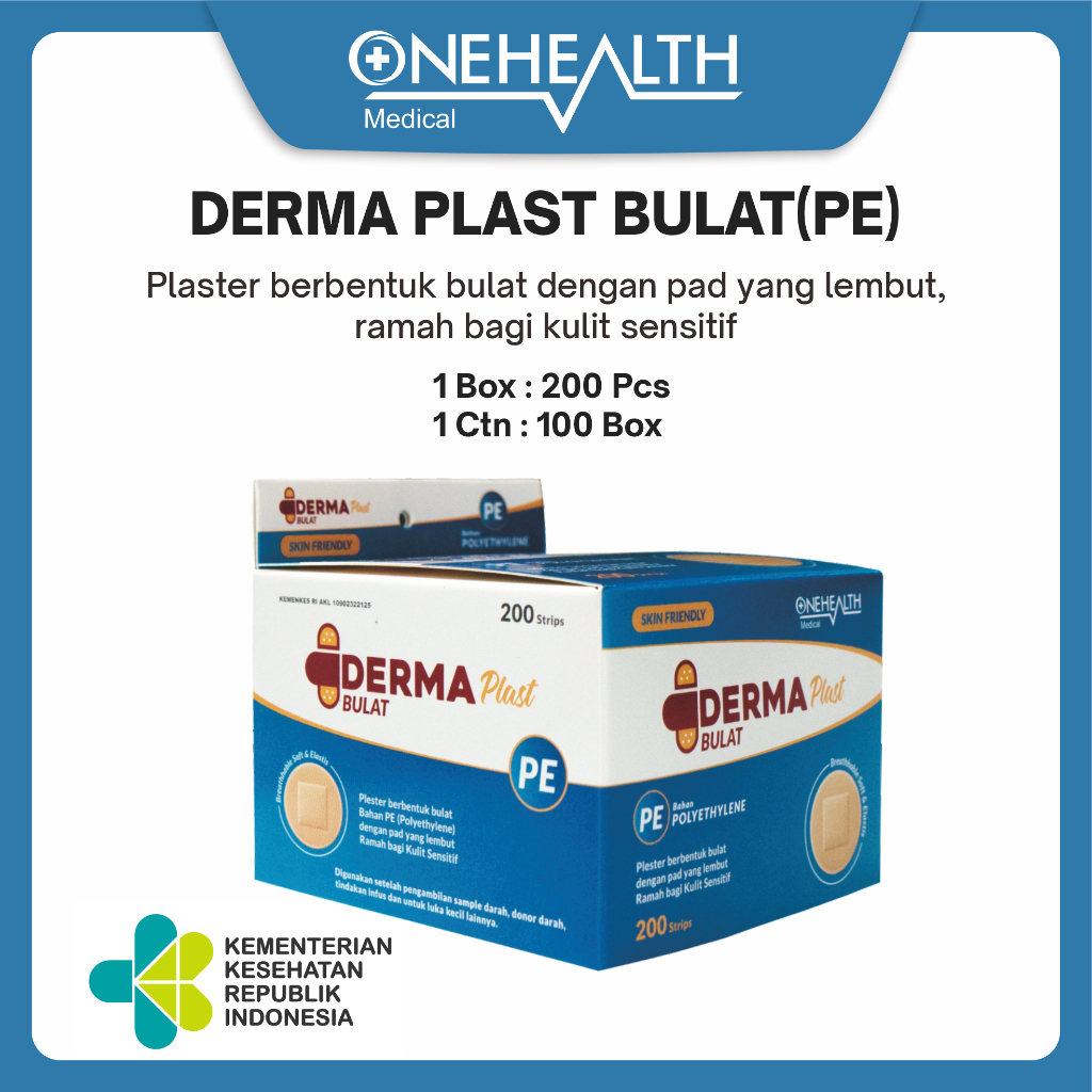 Jual Onehealth Dermaplast Bulat Skinny Plester Warna Kulit Untuk Luka ...