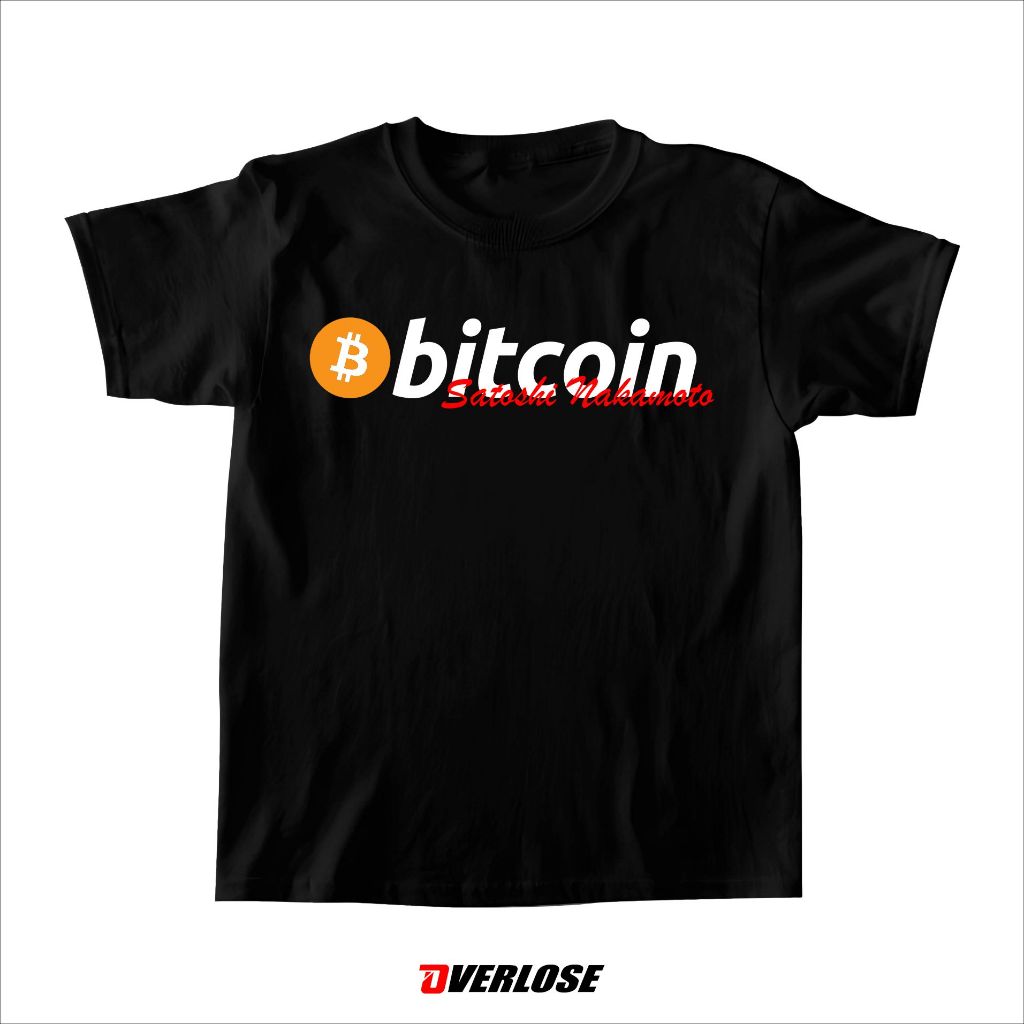 Jual Kaos BITCOIN SATOSHI NAKAMOTO 24s COTTON COMBBED | Shopee Indonesia