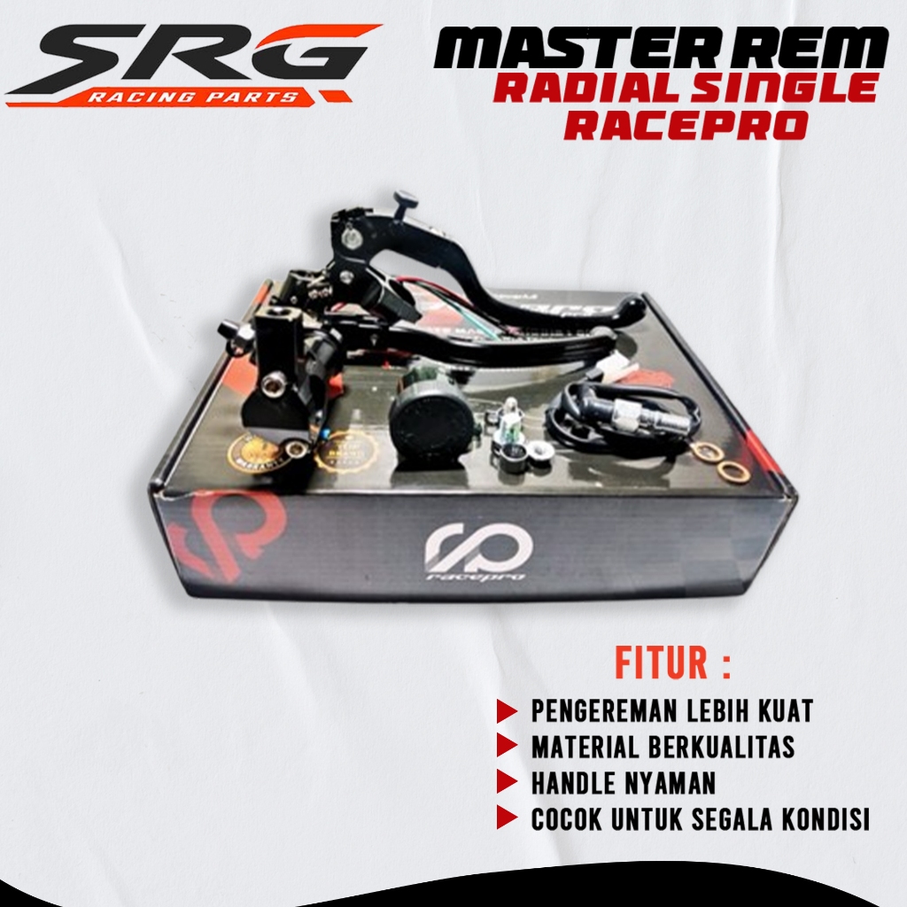 Jual MASTER REM RACE PRO V3 SINGLE RADIAL ORIGINAL | Shopee Indonesia