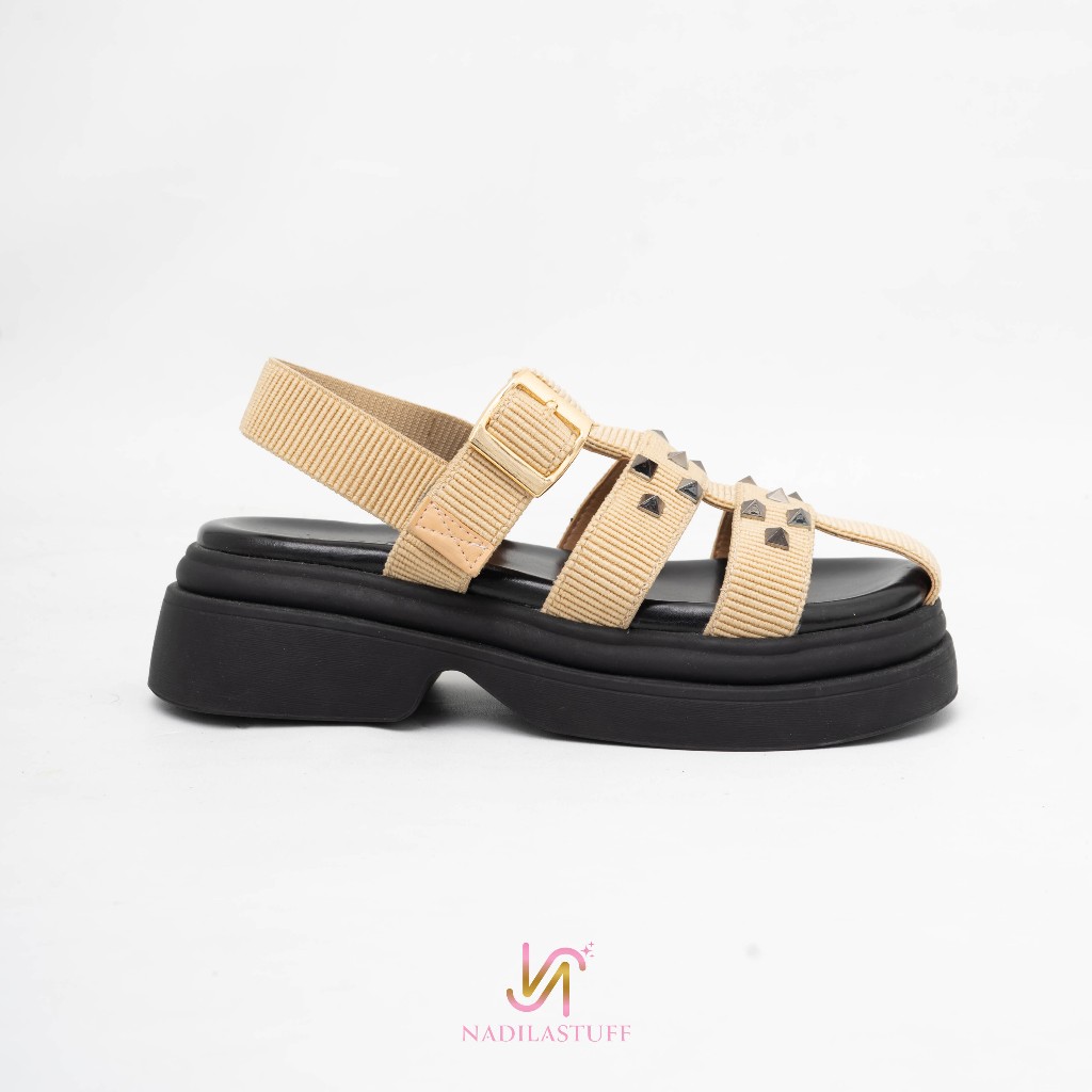 Jual Nadilastuff Signature Abigail Platform Sandal Wanita | Shopee ...