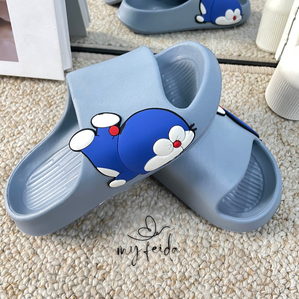 Jual CLOOS 2318C SANDAL SLOP ANAK-ANAK KARAKTER DORAEMON /CLOOS 2318D ...