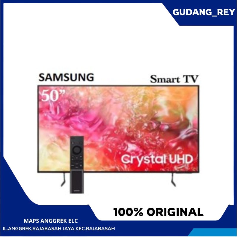 Jual Samsung LED TV 50 Inch 4K UHD Smart TV Samsung 50DU7000 / UA50DU7000KXXD GARANSI RESMI ...