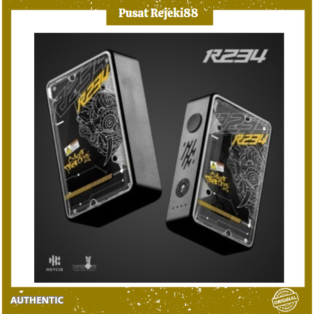 Jual Device Hotcig R234 Cyber Barong Black & Shade Grey Mod Only Dual ...