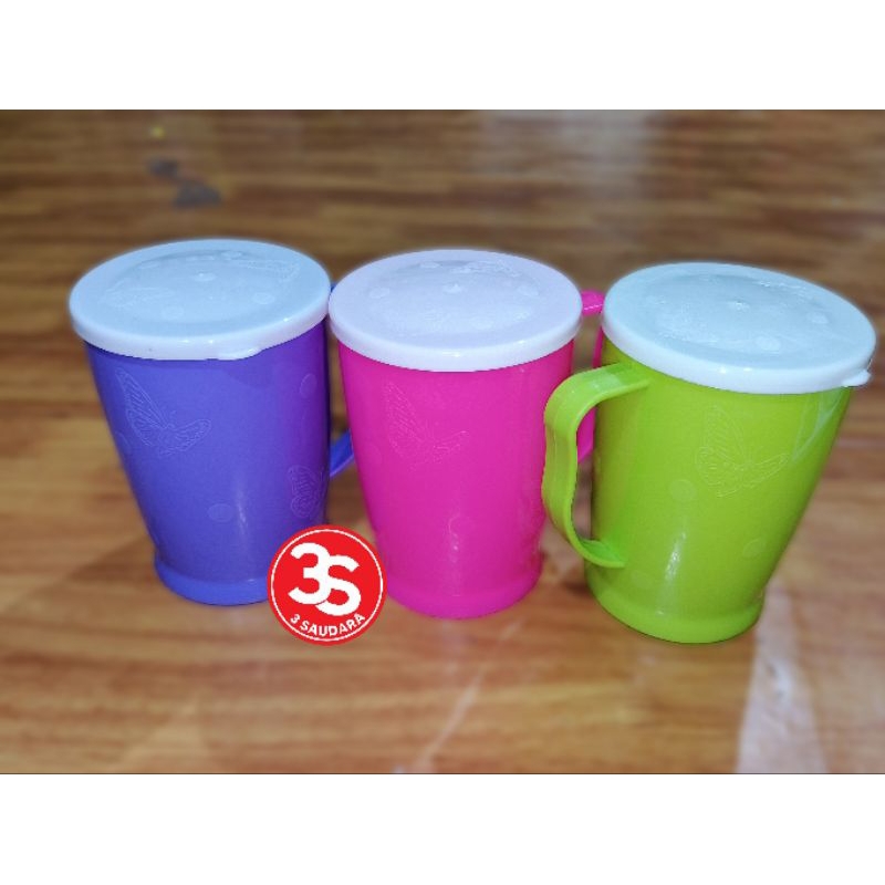 Jual MUG / MUK HAPPY PANDA / GELAS + TUTUP PLASTIK | Shopee Indonesia