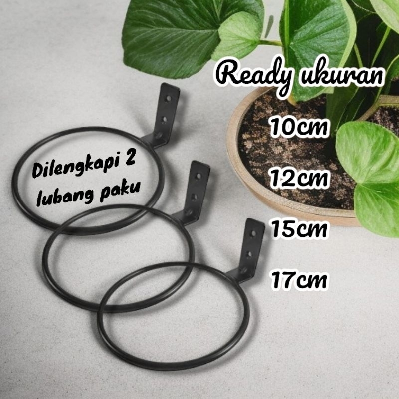 Jual standing pot rak pot bunga tempel dinding cantolan pot bunga ...
