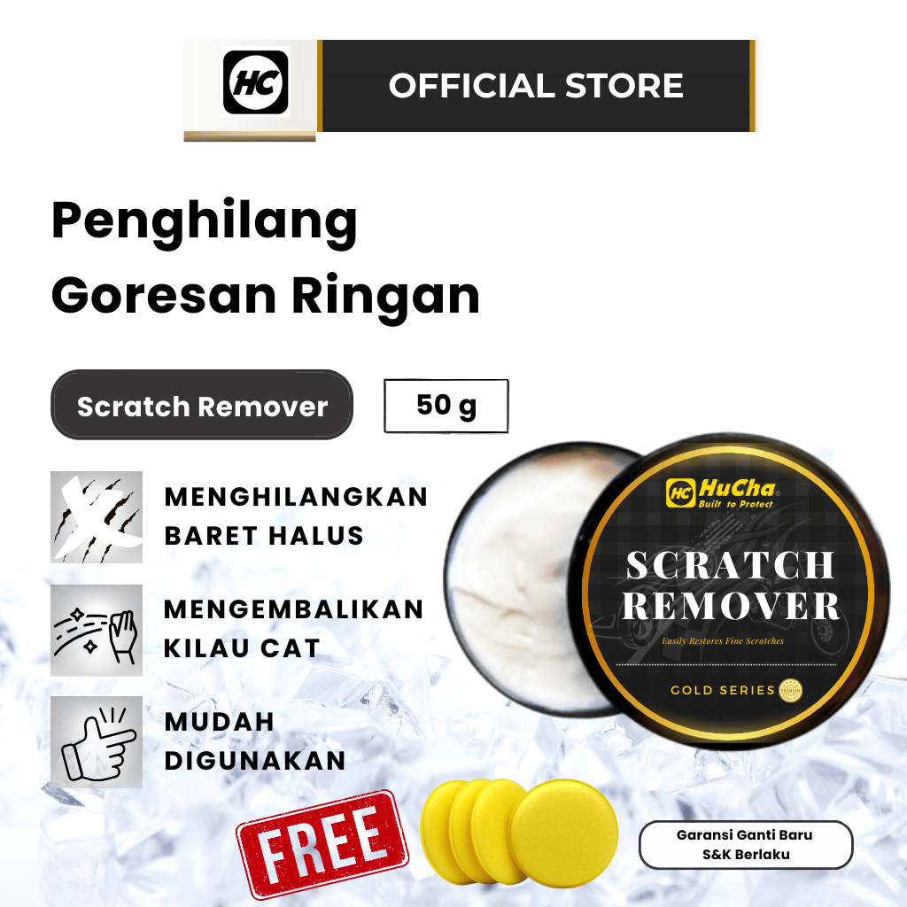 Jual Scratch Remover Bodi Compound Penghilang Lecet Baret Goresan HuCha ...