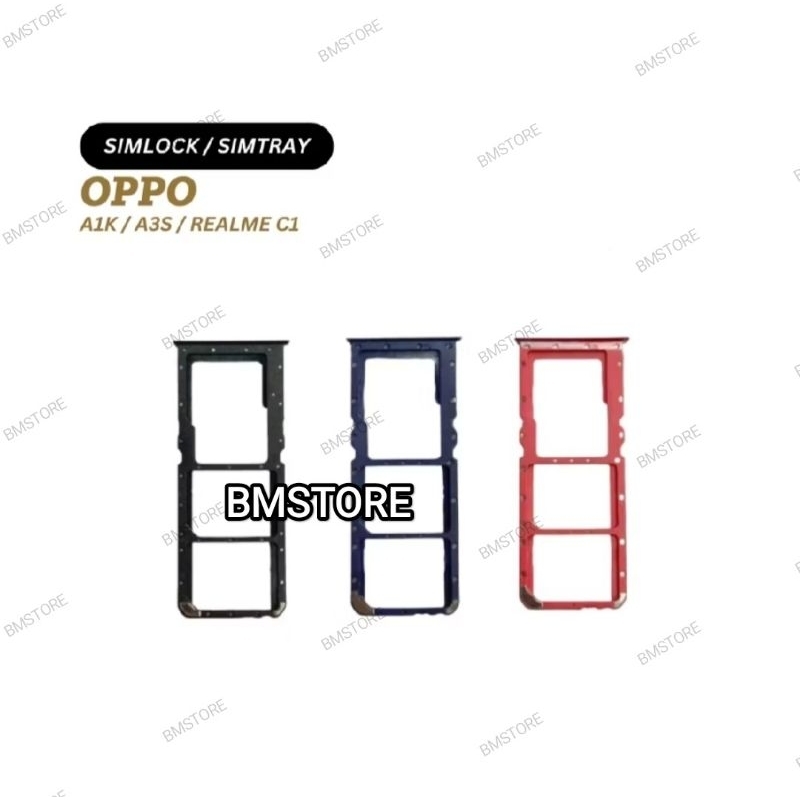 Jual SIMTRAY OPPO A1K / REALME C2 / A3S CPH 1853 TEMPAT SIMCARD ...
