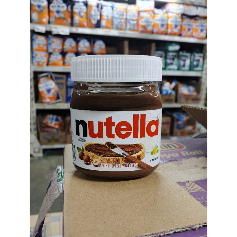 Jual Nutella Hazelnut Spread With COCOA Botol 200 gr | Shopee Indonesia