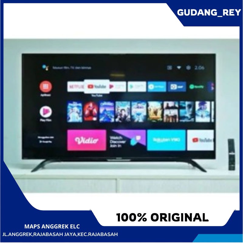 Jual Sharp digital tv 32gh Android tv 32 inch sharp google tv GARANSI RESMI | Shopee Indonesia